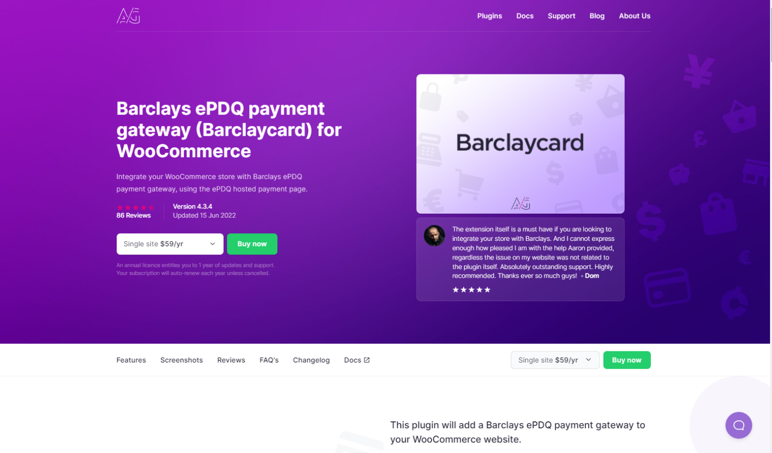 Barclays ePDQ payment gateway (Barclaycard) for WooCommerce