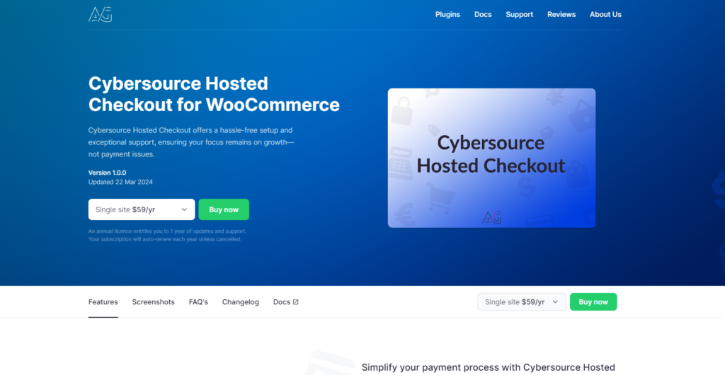 Cybersource Hosted Checkout for WooCommerce On LayerWP