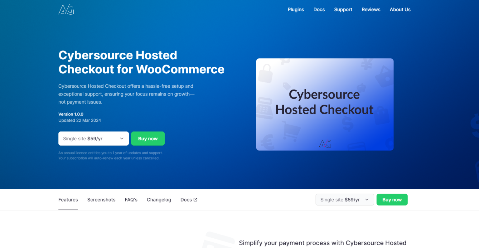 Cybersource Hosted Checkout for WooCommerce On LayerWP