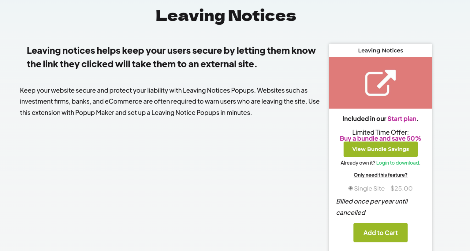 Leaving Notices For WordPress Popup Maker